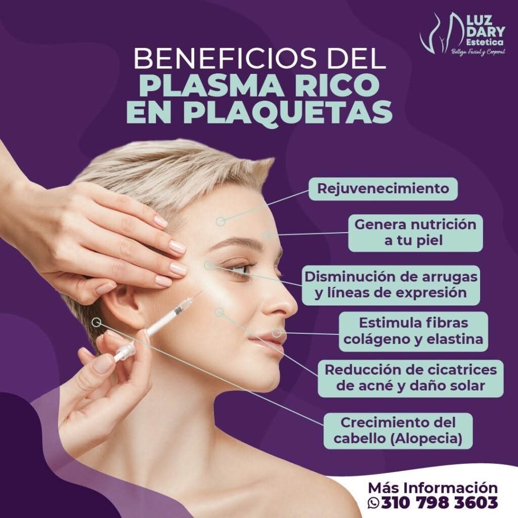 PLASMA RICO EN PLAQUETAS – Luzdary Estética